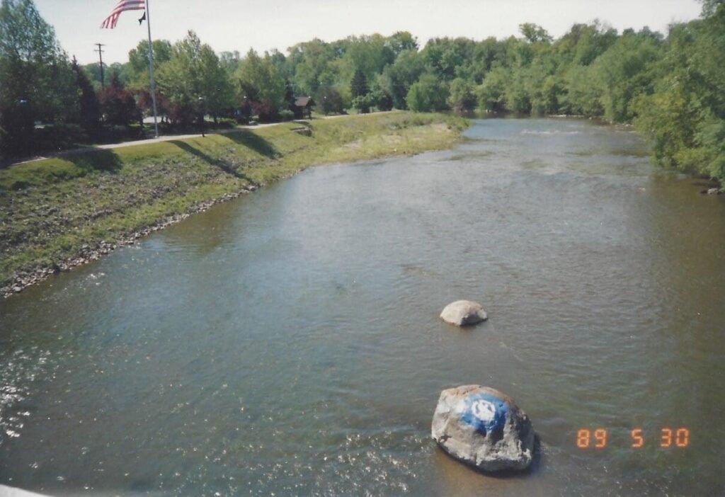 A great photo of the river downtown Flushing - Flushing Area Museum